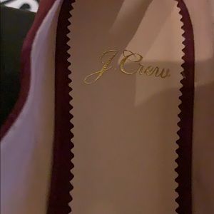 J. Crew | Shoes | Jcrew Poppy Twostrap Ballet Flat Burgundy | Poshmark